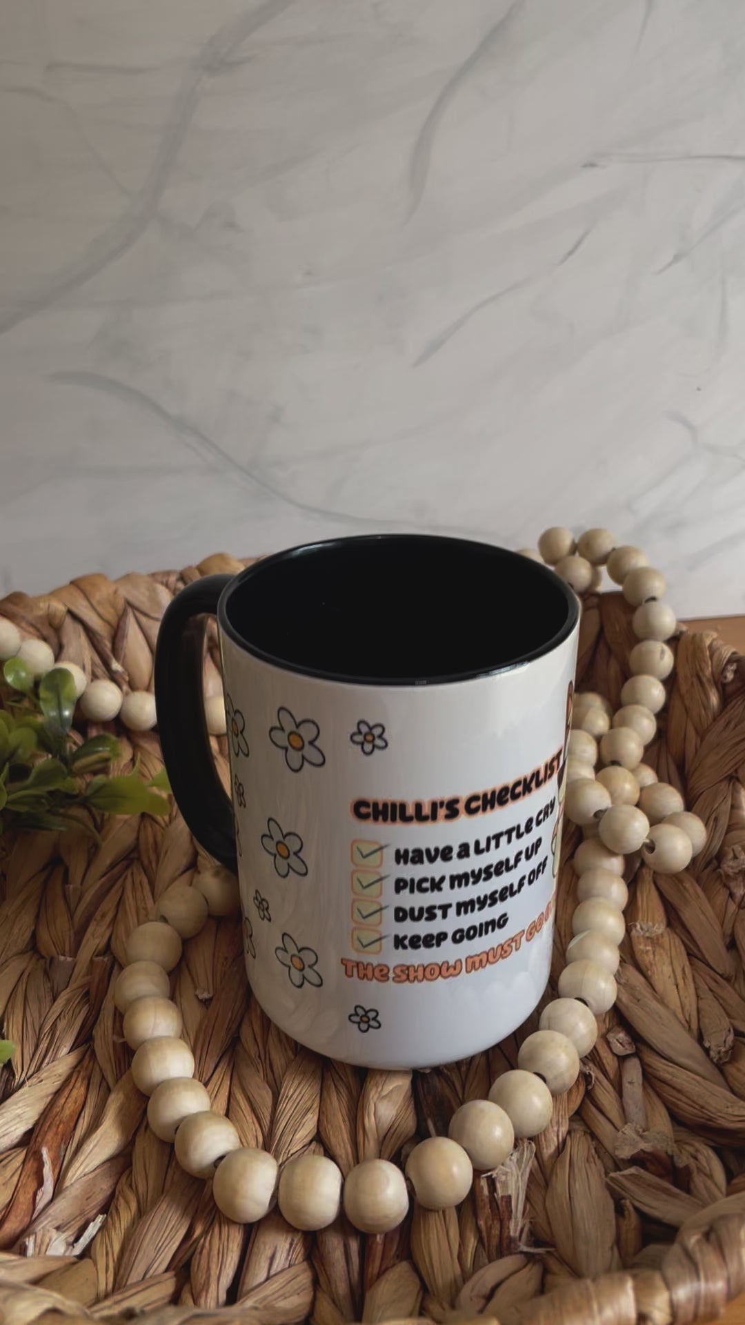 Chilli’s Checklist- mug – Love, Liz